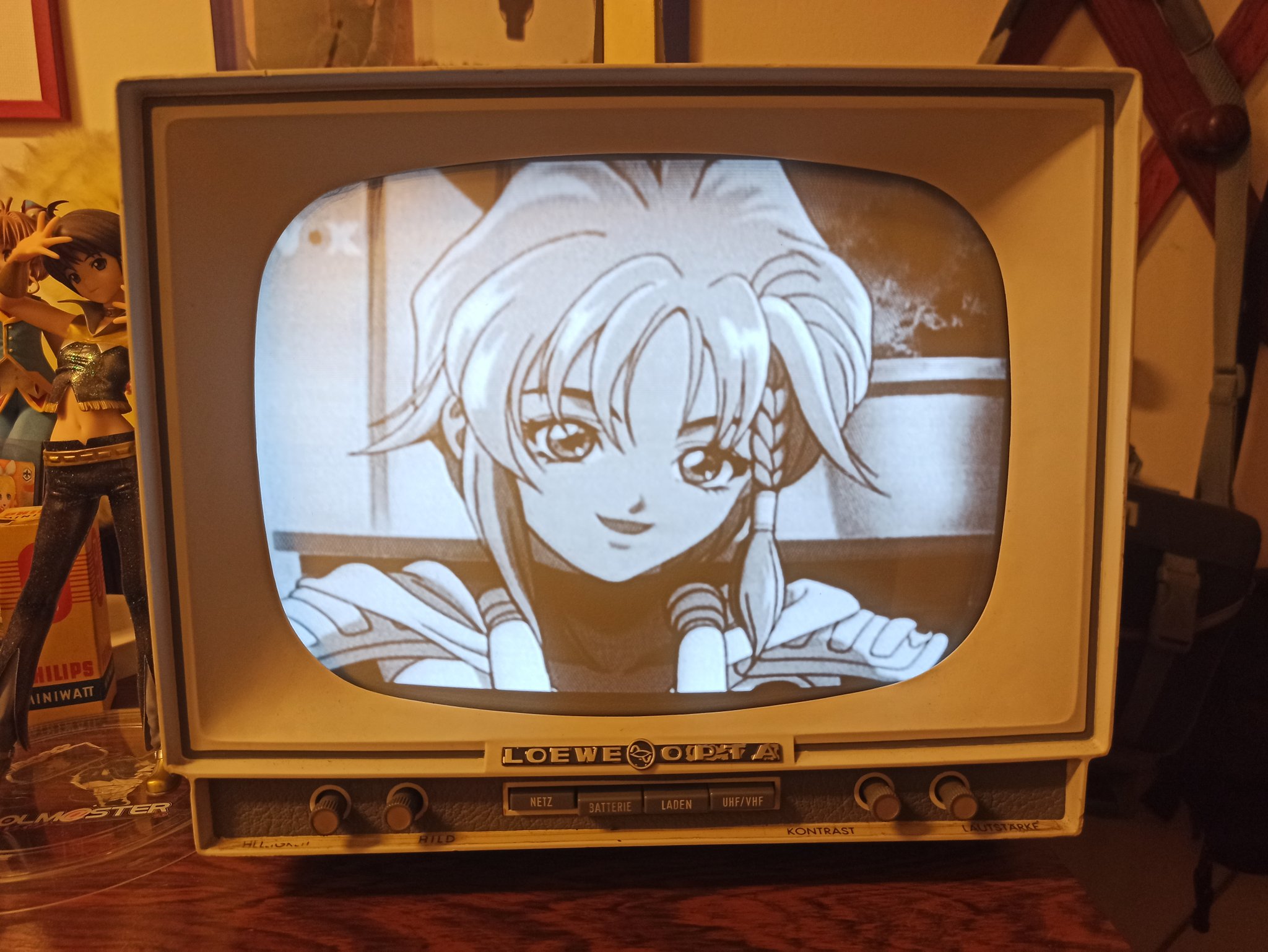 I put waifus on a vintage TV on Twitter: "Karin Aoi - Dna2 Loewe Optaport 305 - 1963…