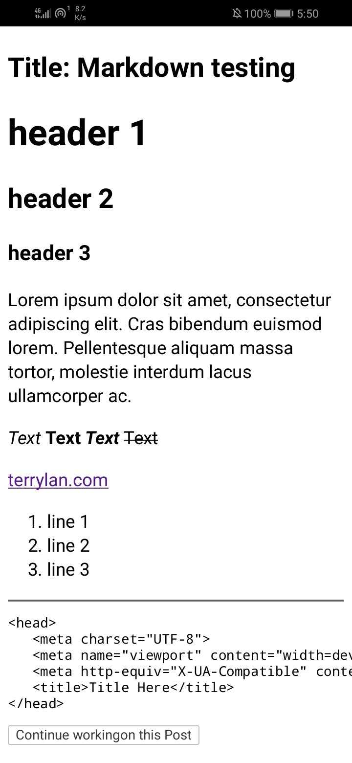 on Twitter: "1. Used #parsedown to write on markdown instead of using HTML tags. 2. Added the ...