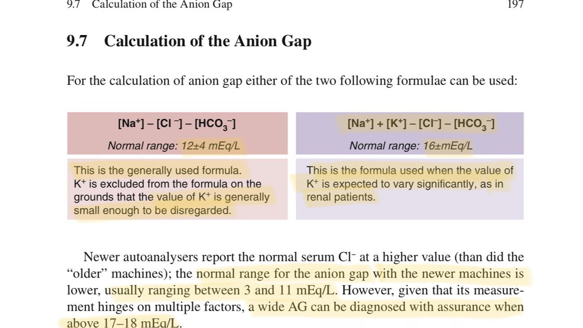 Anion Gap Formula