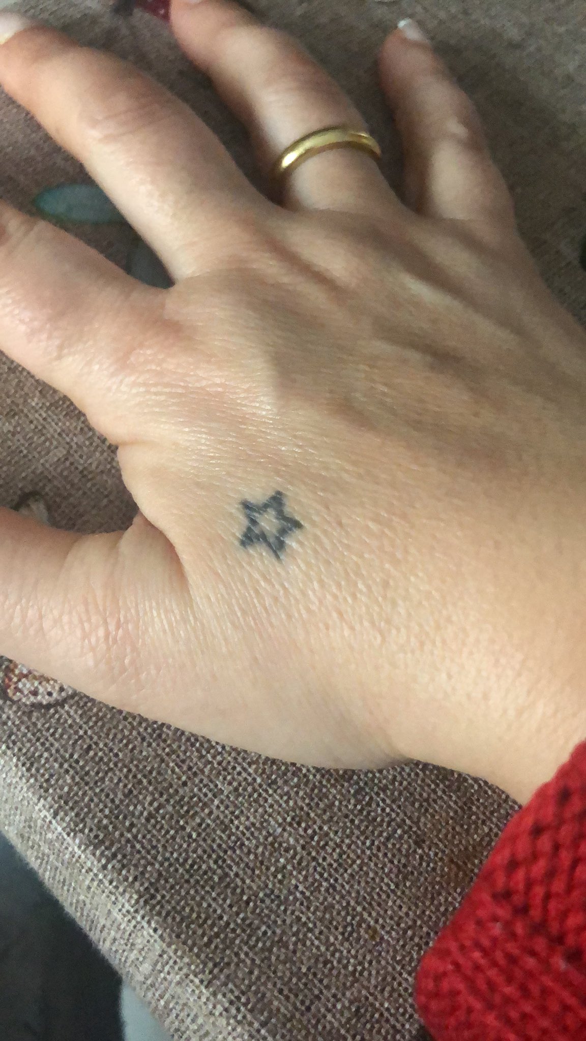 Star Tattoo On Hand