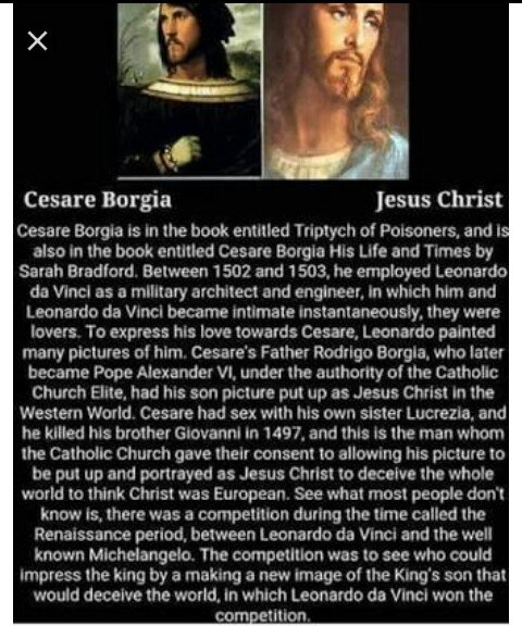 Cesare Borgia Leonardo Da Vinci