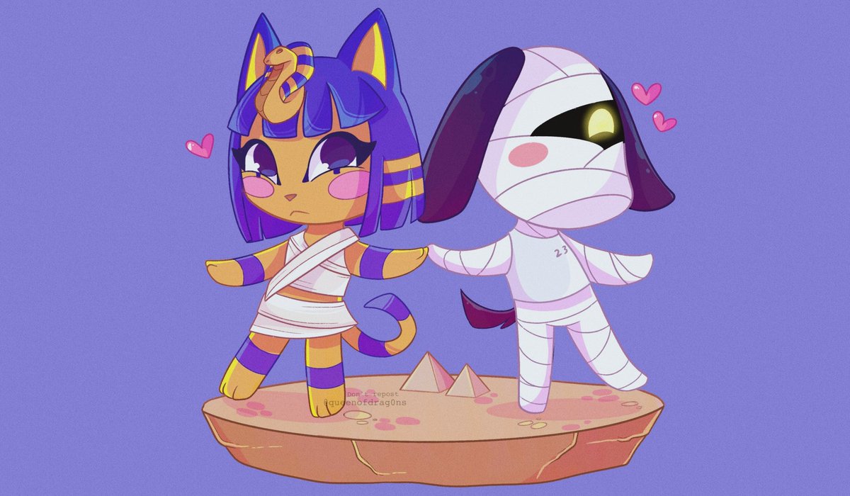 Animal Crossing Ankha And Lucky