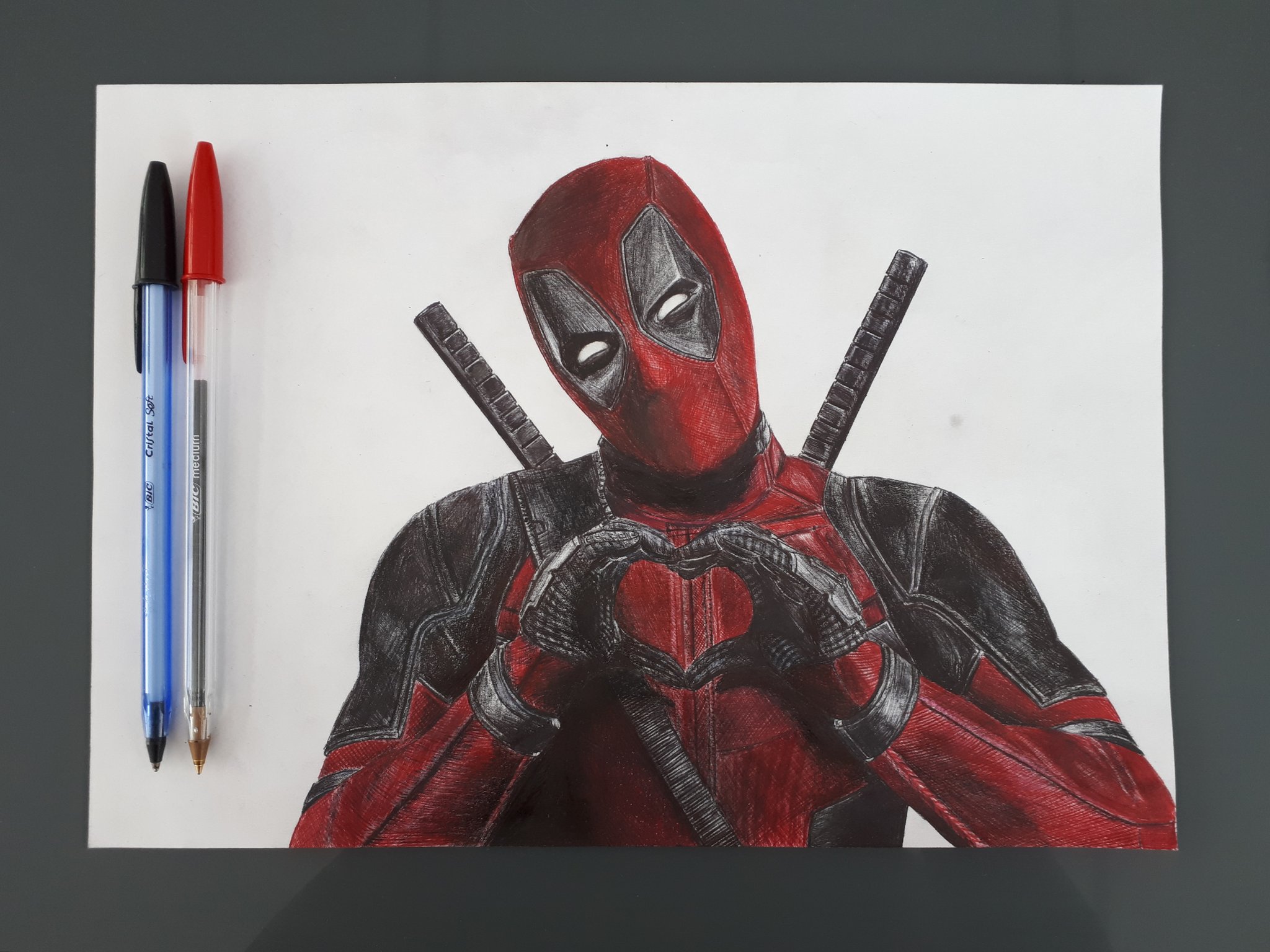Dessins De Deadpool Au Crayon Drawing DEADPOOL In NORMAL Vs. ZOMBIE