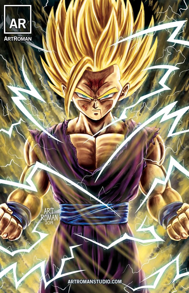 Dragon Ball Z Gohan Ssj2 Drawing