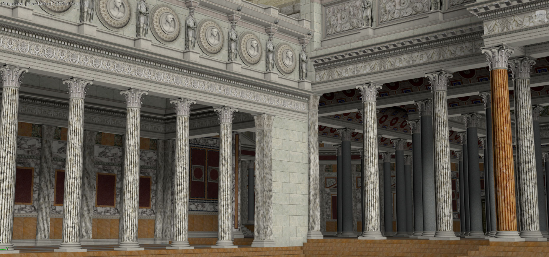 Interior Of Basilica Ulpia