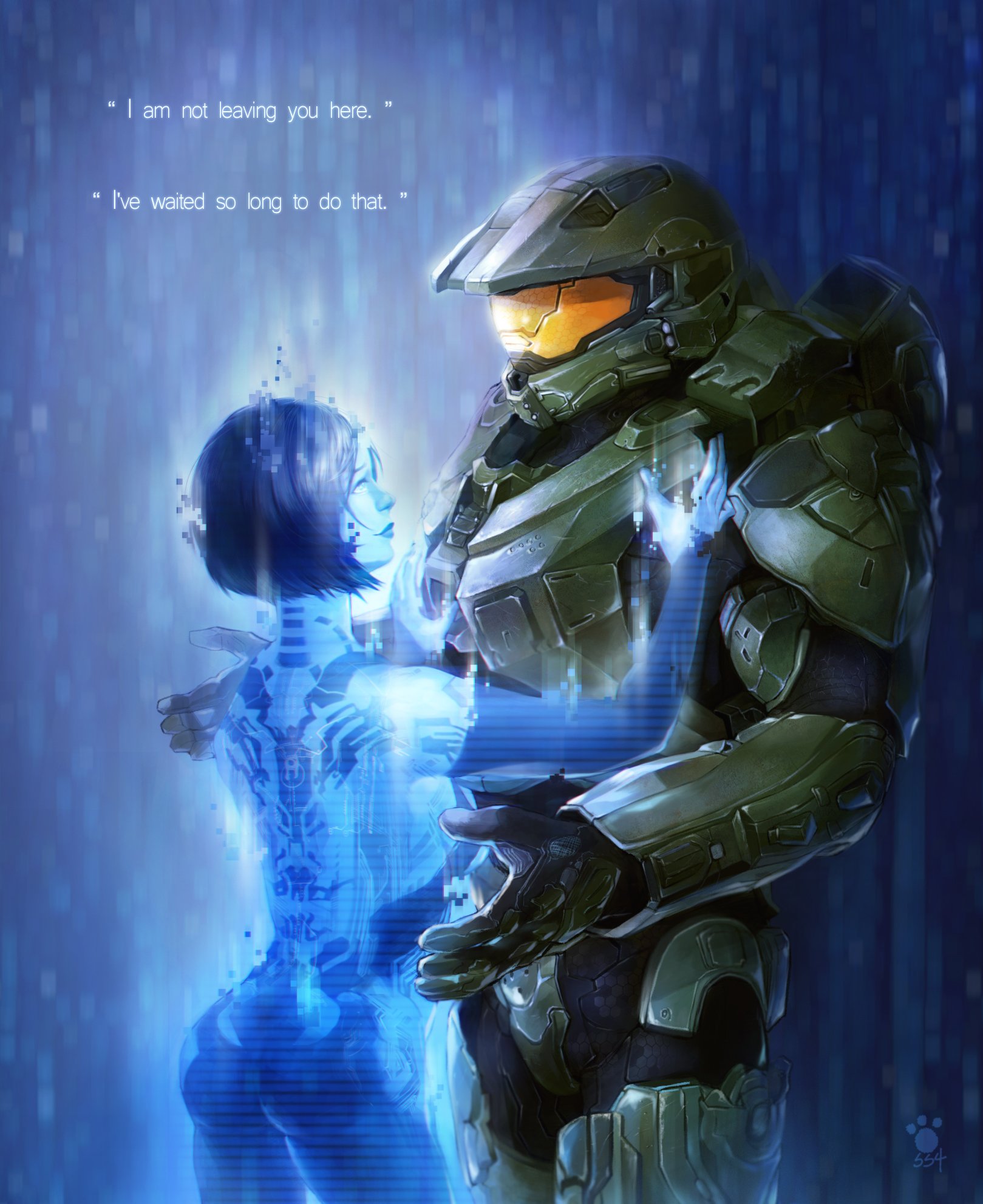 Master Chief And Cortana Wallpaper