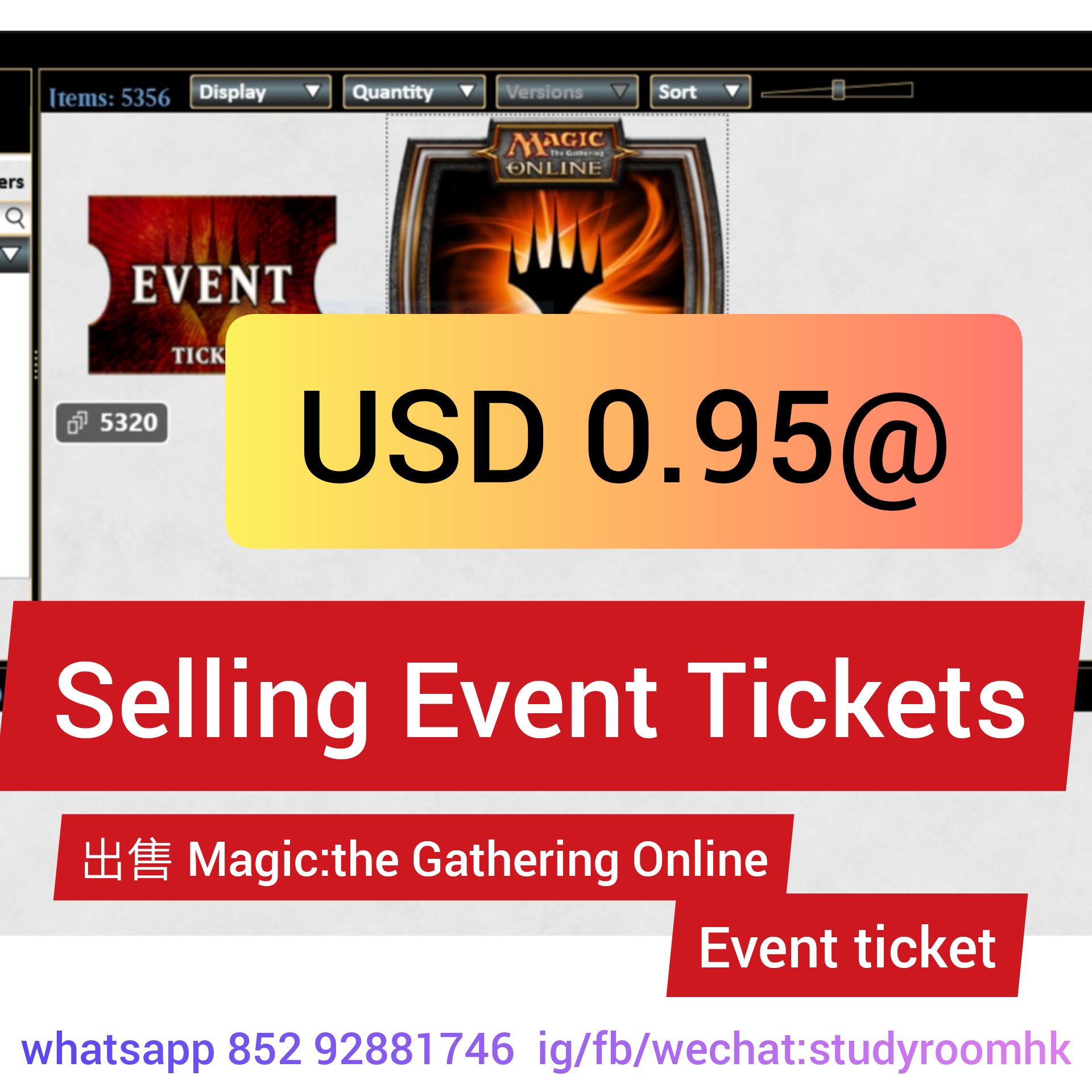 Mtgo Ticket