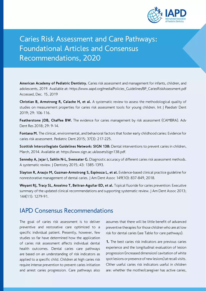 Pediatric Dentistry 🦷 on Twitter: "We would like to bring you a new, exciting IAPD resource for ...