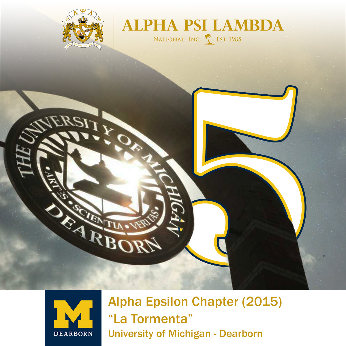 Alpha Psi Lambda on Twitter: "Happy 5 Year Anniversary to our Alpha Epsilon chapter at ...