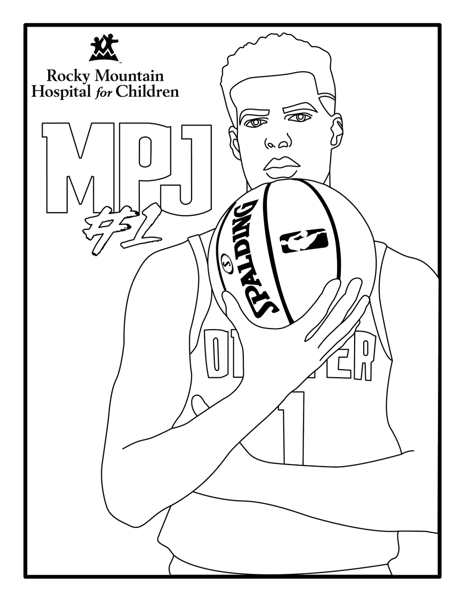Denver Nuggets Coloring Pages