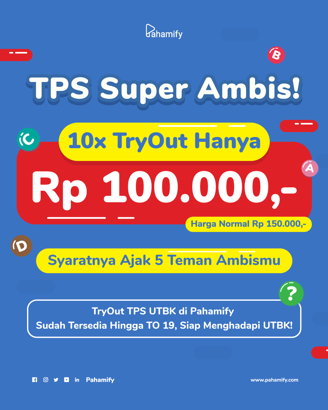 Pahamify siap bantu #TaklukkanUTBK on Twitter: "@Anat0myy dapeeet donggg:)" / Twitter