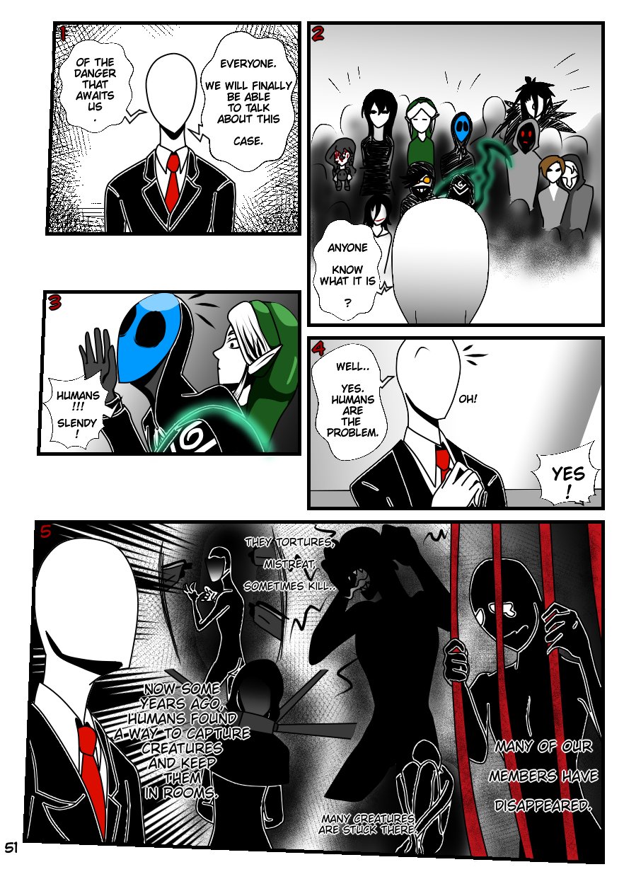 Slenderman X Jeff The Killer Comic