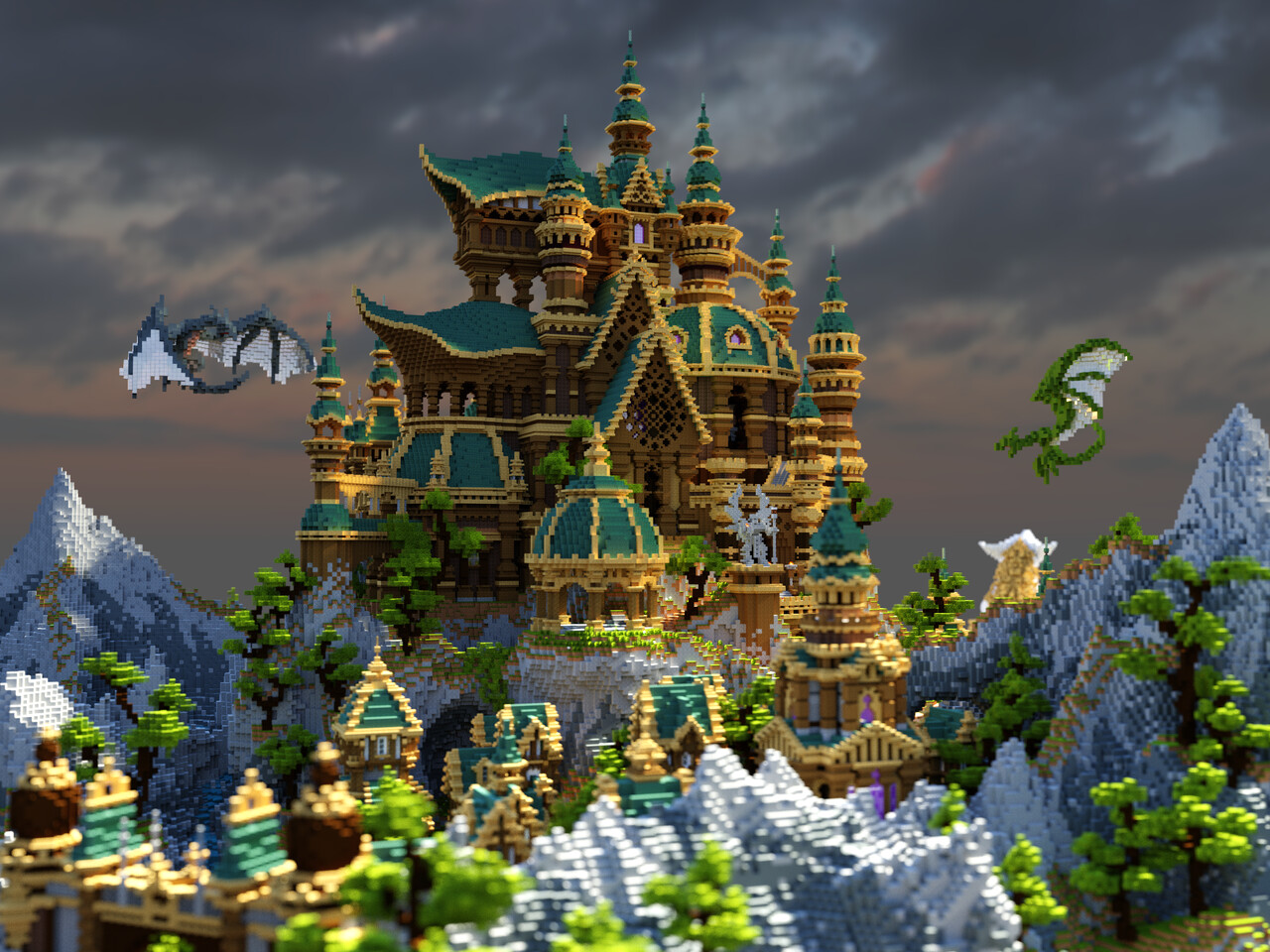 Minecraft Fantasy Castles