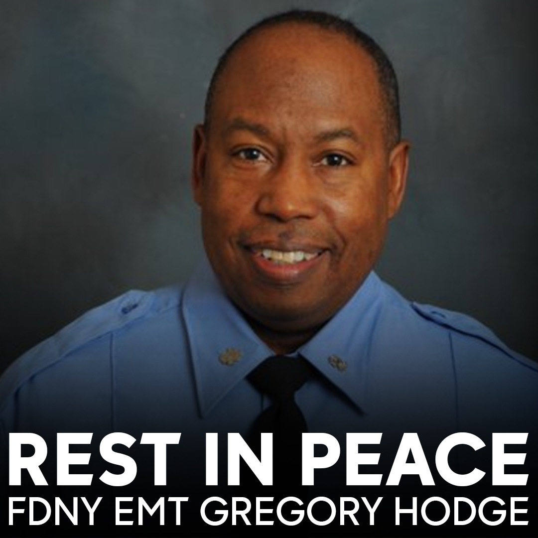 Gregory Hodge, a 24-year-veteran FDNY EMT who worked on the World Trade ...