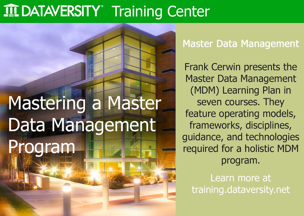 DATAVERSITY on Twitter: "Learn how to govern Master Data, set up a Master Data marketplace ...