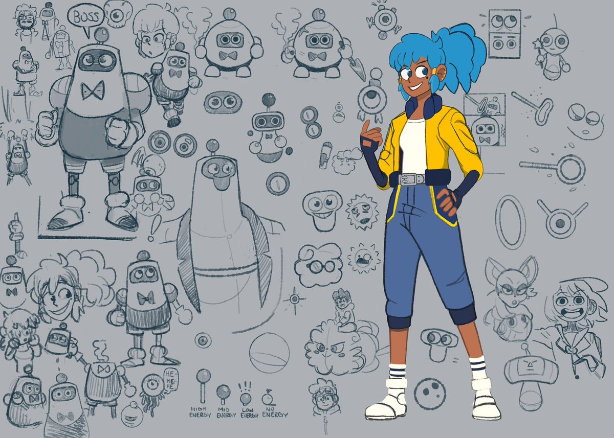 「Posting some doodles and wip from the ot」|AJ “Big Boom” Howardのイラスト