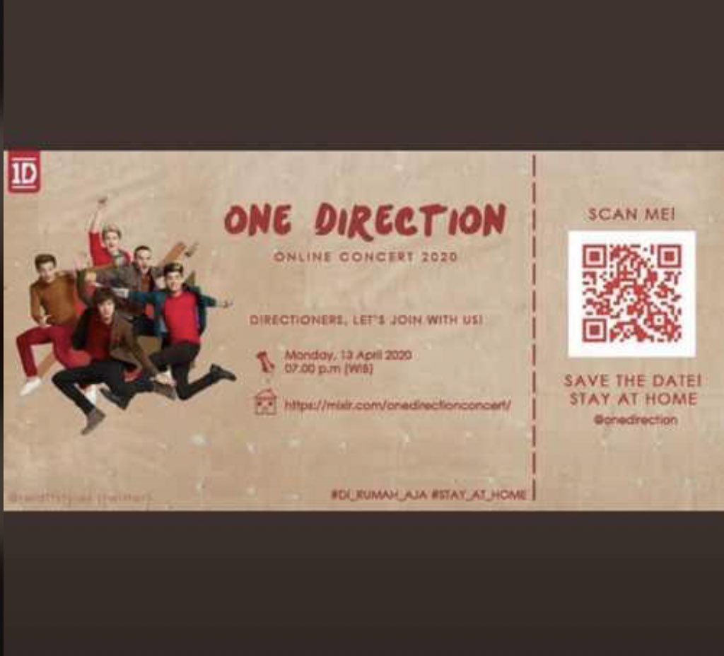 One Direction Concert Ticket Template
