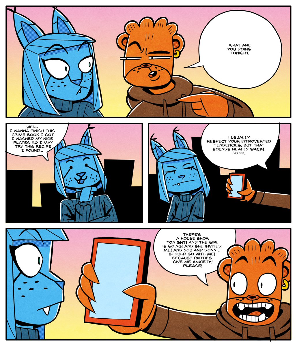 「Happy Monday, here's a comic. 」Kyの漫画