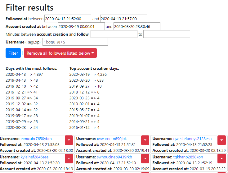 CommanderRoot on Twitter: "@MagicMusicLive I just tried the exact same filters and it returned ...