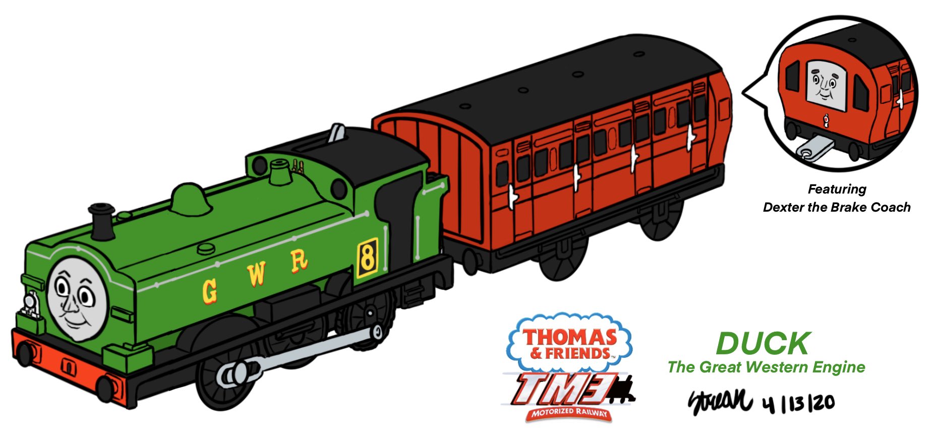 Duck The Great Western Engine