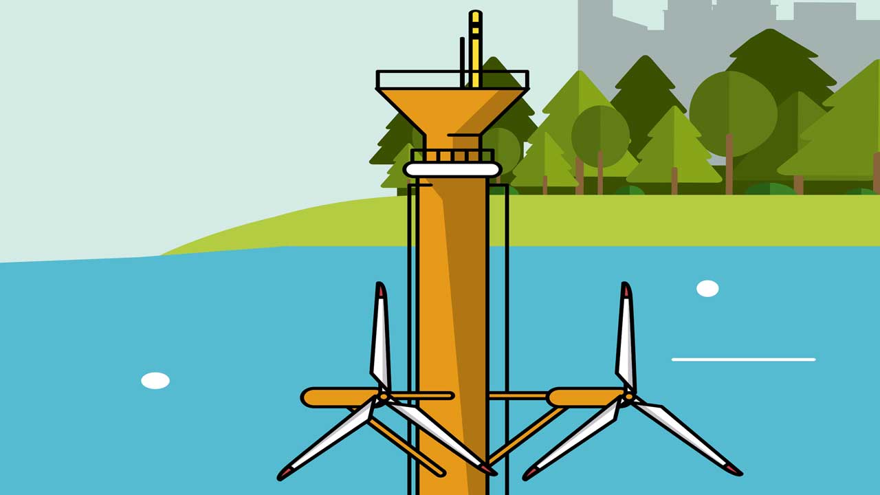 Tidal Power Animation