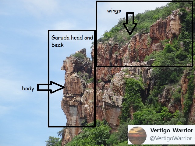 Lord Venkateswara Face In Hills