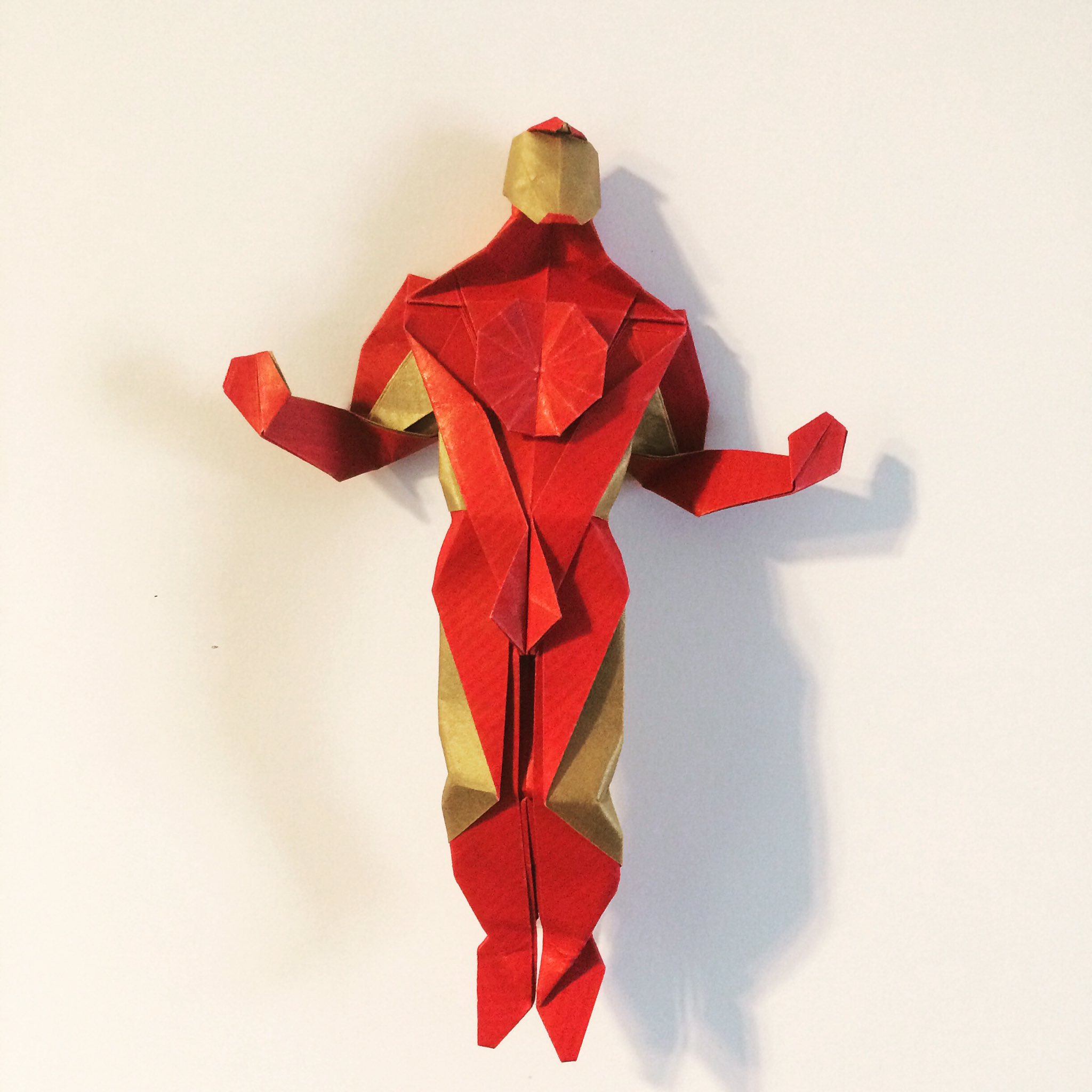 Origami Iron Man Miniature Iron Man 3D Origami By Serendipidelle On