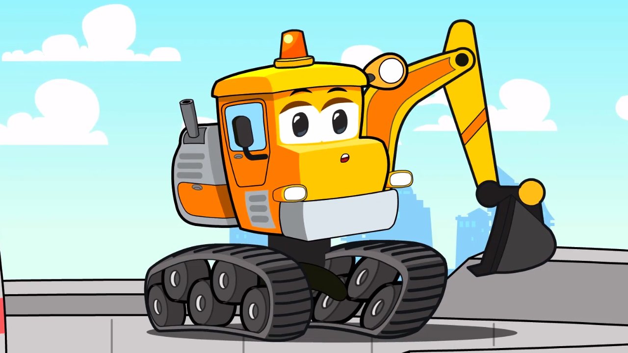 Construction Trucks Cartoon