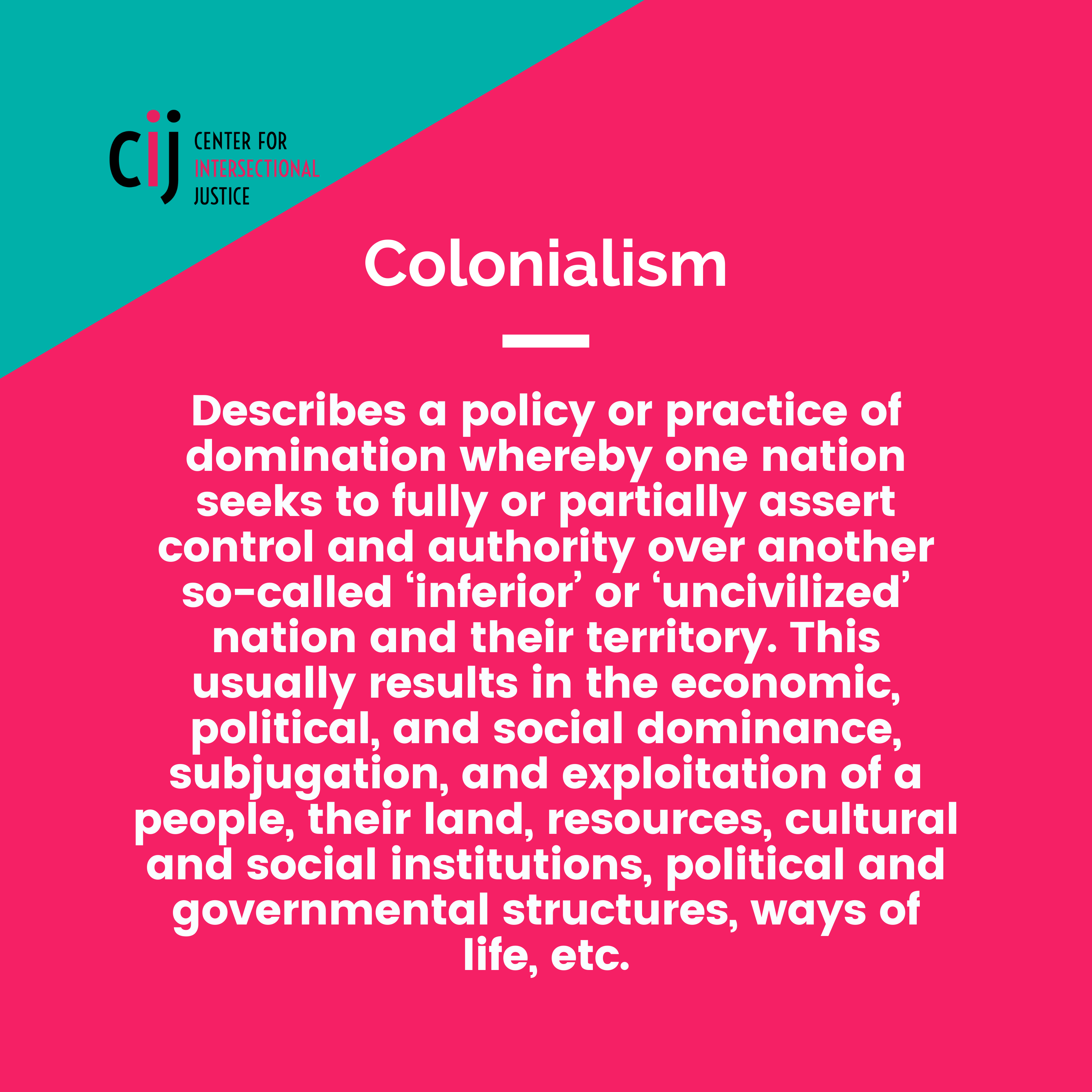 Colonialism Definition