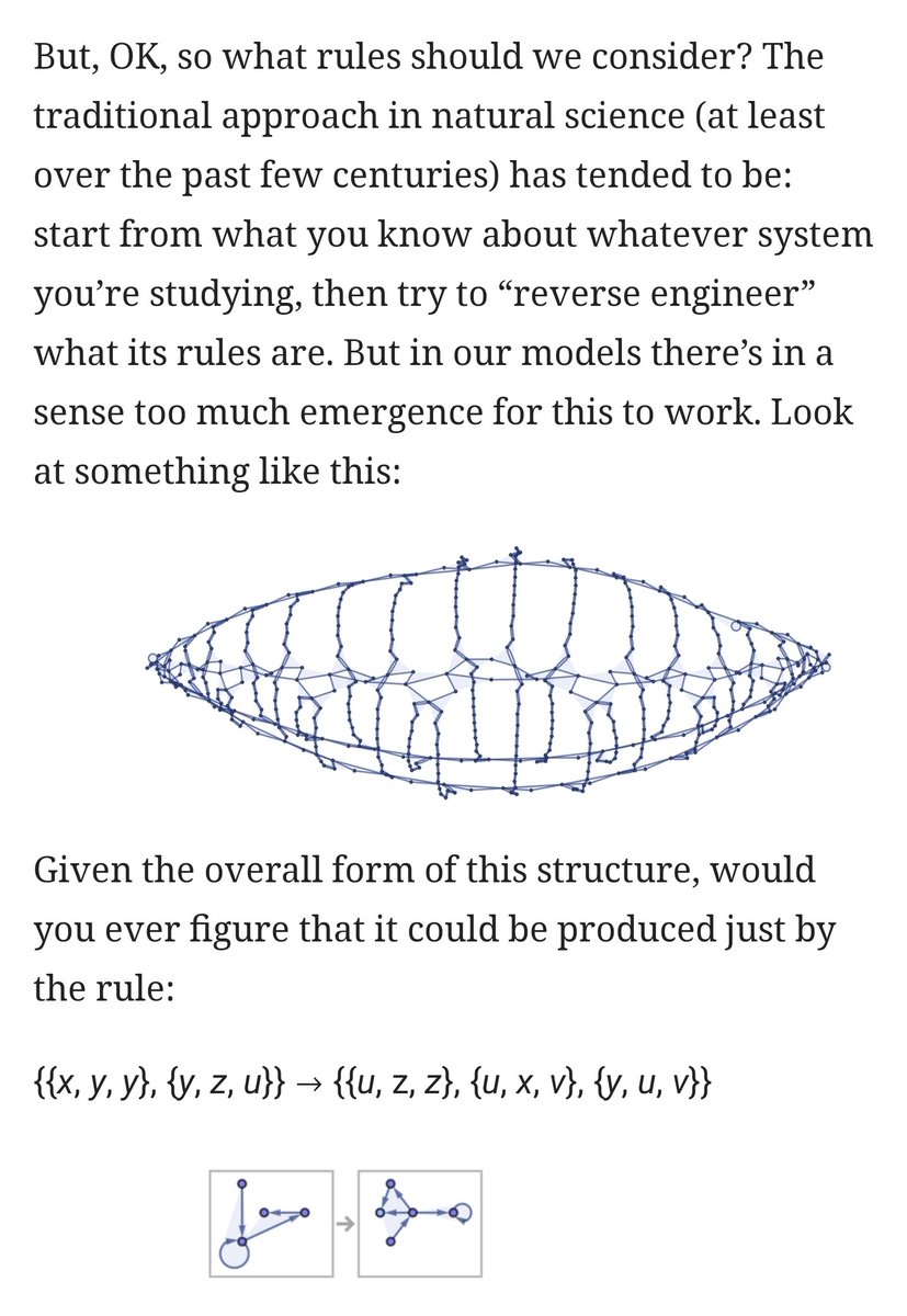 Thread by @metadiogenes: A fascinating new algorithmic physics from ...