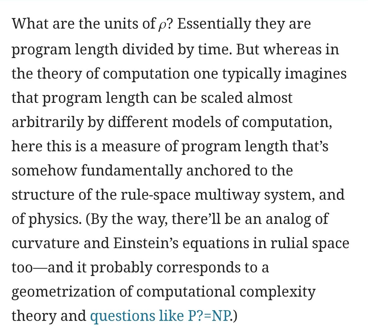 Thread by @metadiogenes: A fascinating new algorithmic physics from ...
