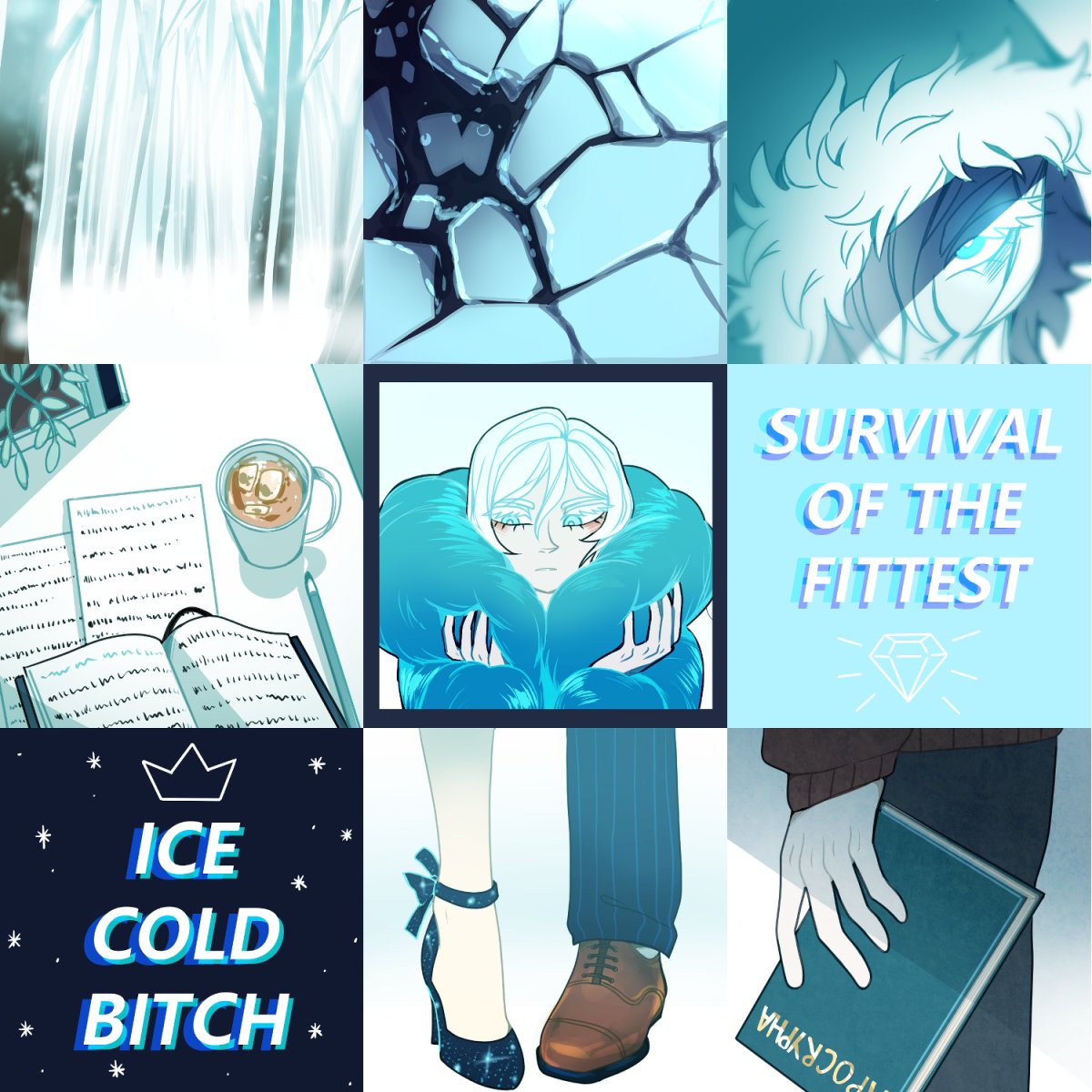 「halcyon days au: dabi x geten x mirko x hawks aesthetics #b」zaky ♔の漫画