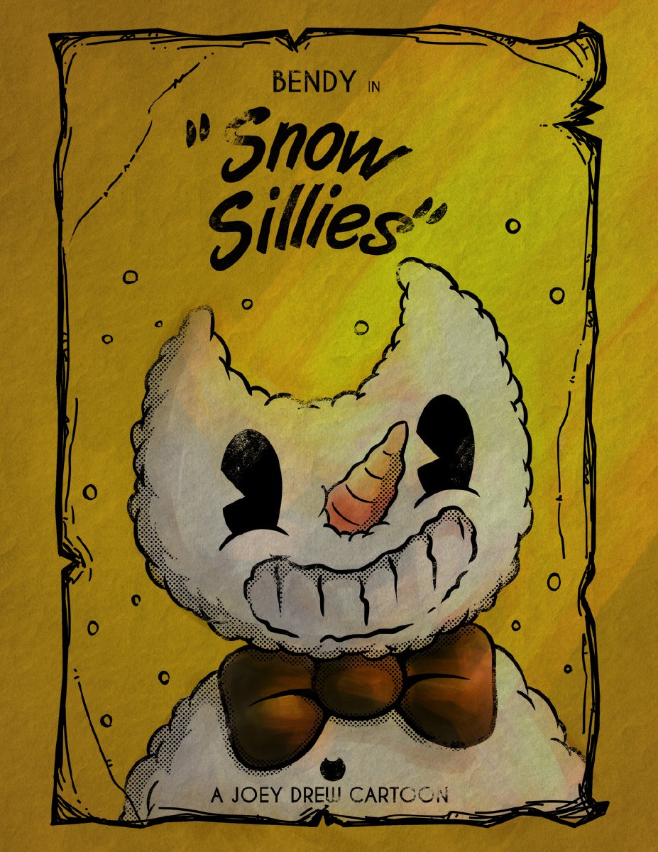 「#BATIM #Bendy_and_the_ink_machine BENDY Fan Kit にあった塗り絵を塗りま」みお👅🍽️💟の漫画