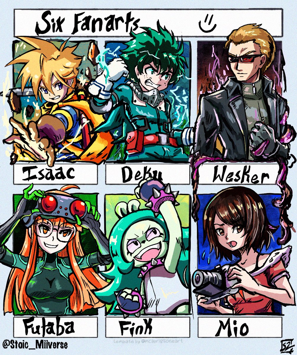 「This six fan art event looks like fun~ I think I'll have a g」Stoic ...