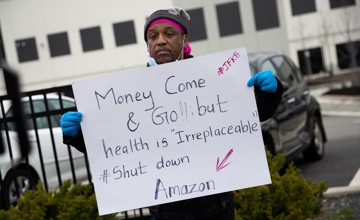 Amazon fired 2 employees who spoke out against unsafe warehouse ...