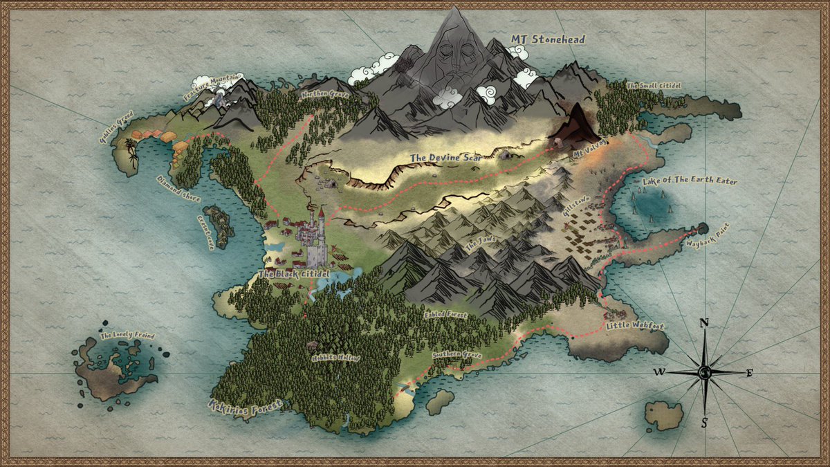 Dark tower world map - meetrts