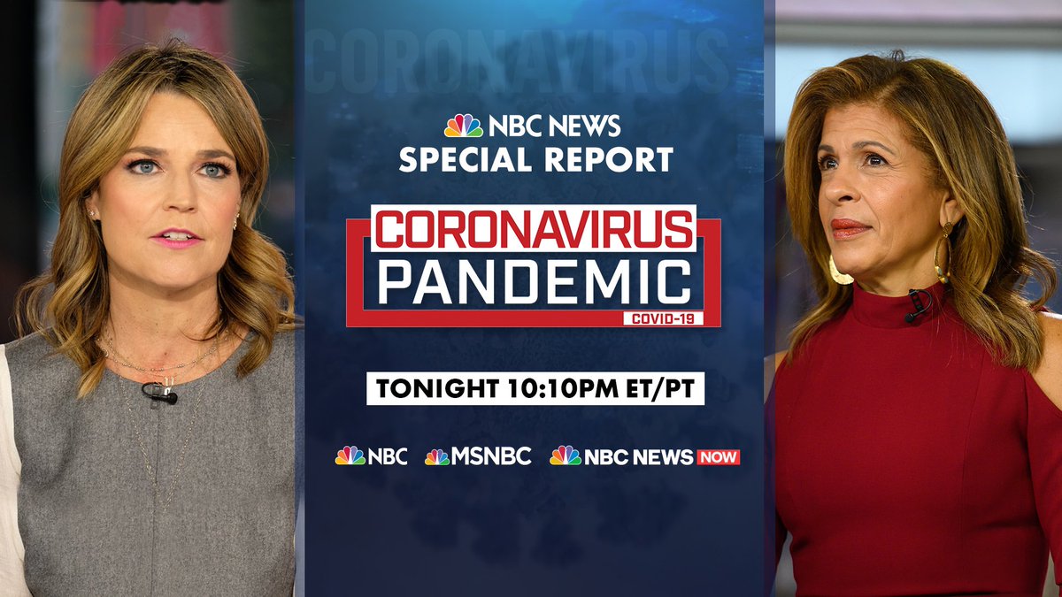 Tonight, @ 10:10PM: @SavannahGuthrie & @hodakotb anchor a live special ...