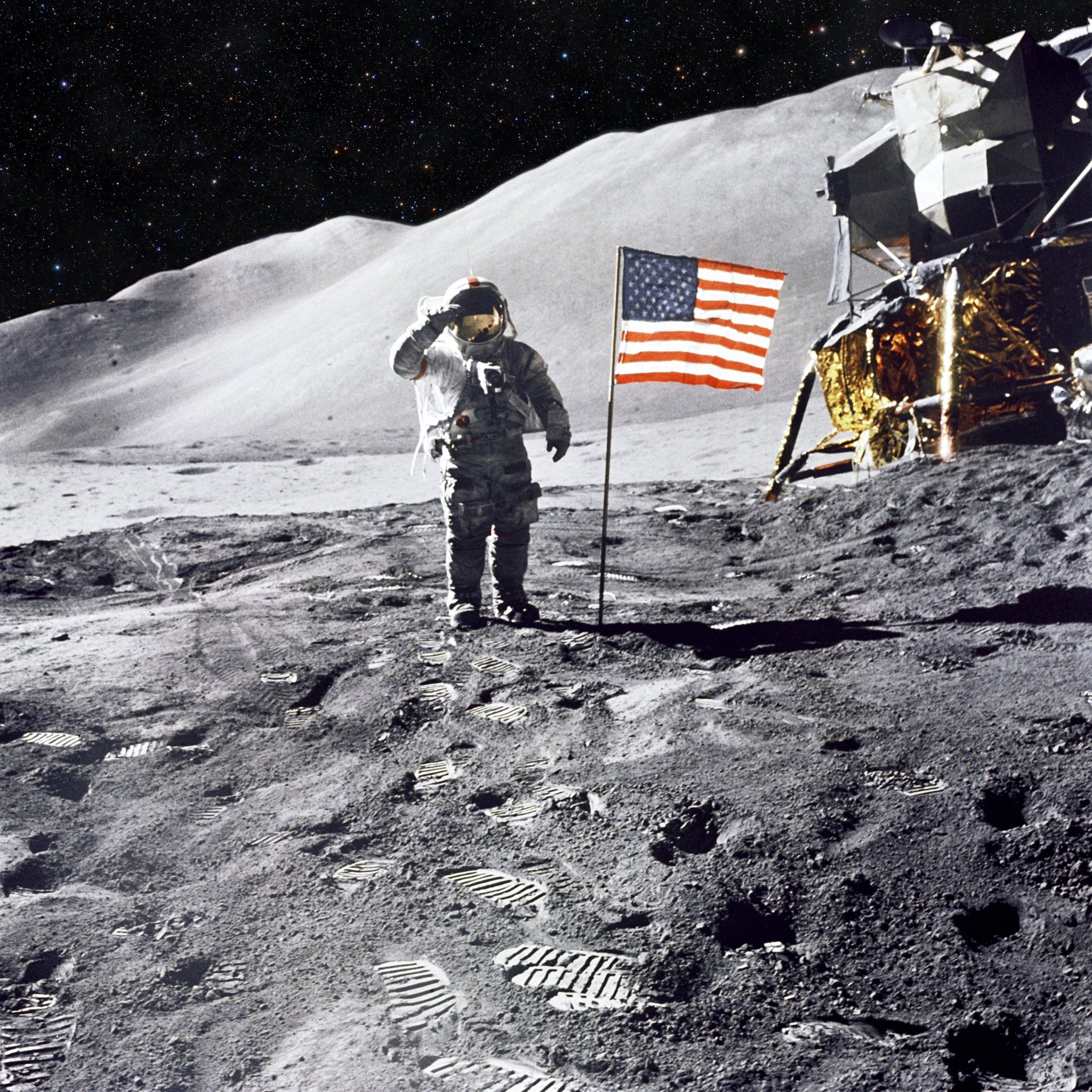 Neil Armstrong On The Moon Wallpaper