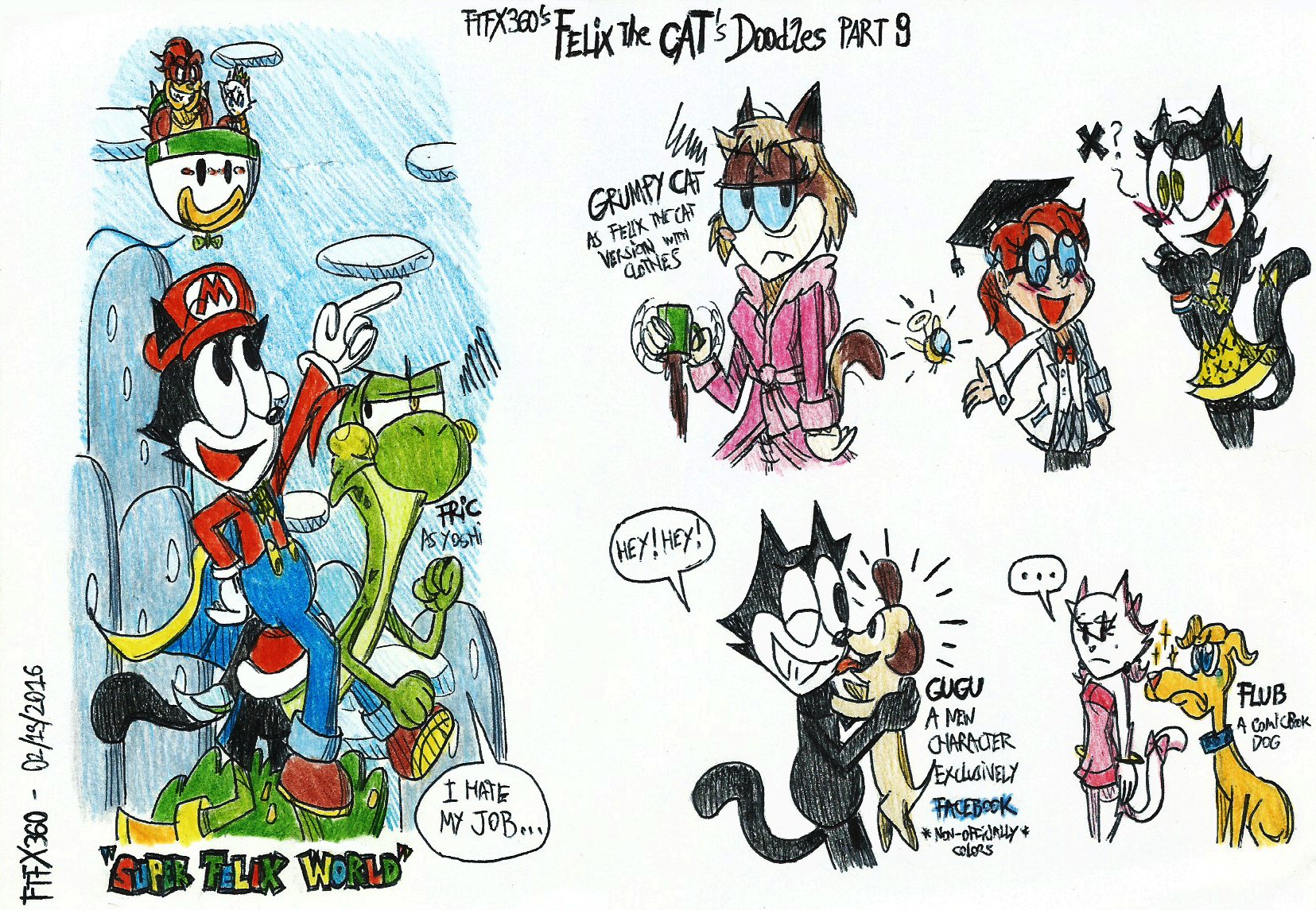 Poindexter Cartoon Dog