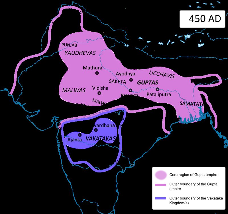 Samudragupta Empire Map