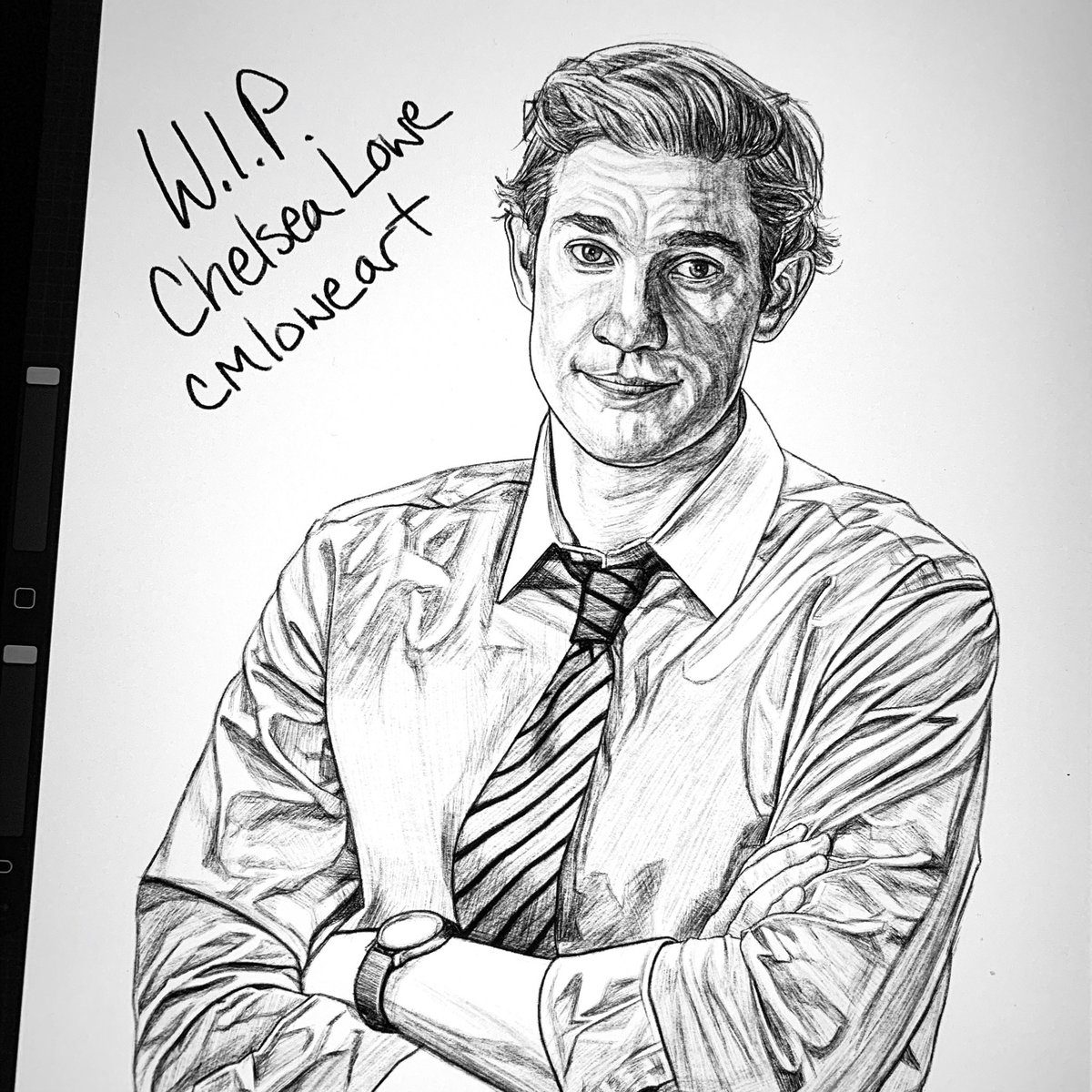 Jim Halpert Drawing