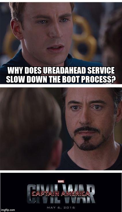 Ask Ubuntu Memes on Twitter: "Why does ureadahead service slow down the boot process? https://t ...