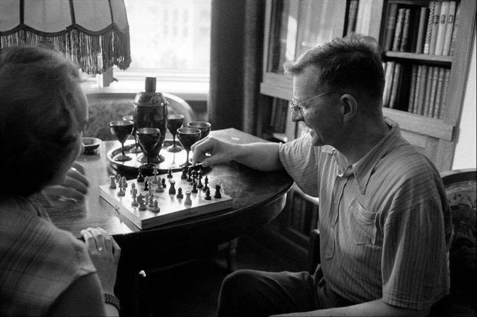 Dmitri Shostakovich Smiling