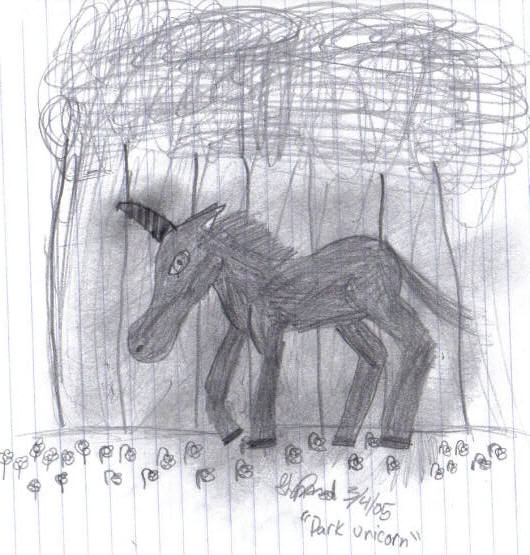 「how I was drawing horses when I was 12. goth peanut man 」Gwen!!の漫画