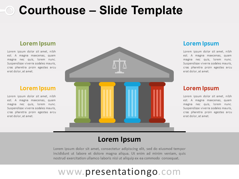 Free PowerPoint & Google Slides Templates on Twitter: "Courthouse for ...