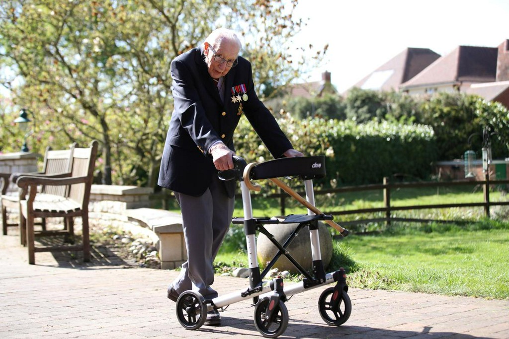 Captain Tom, 99, raises $8 million with walk in his UK garden | Reuters ...
