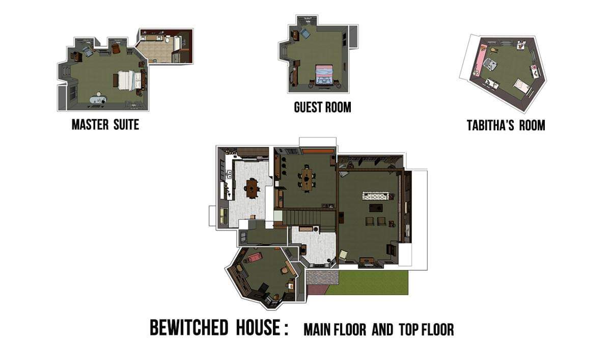 Bewitched House Floor Plan