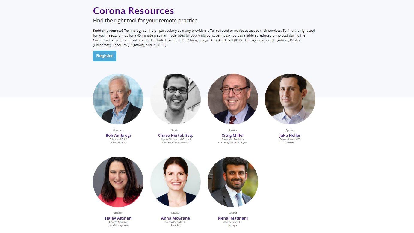 NextChapter on Twitter: "Webinar 4/16: Corona Resources: Find the Right Tool for Your Remote ...