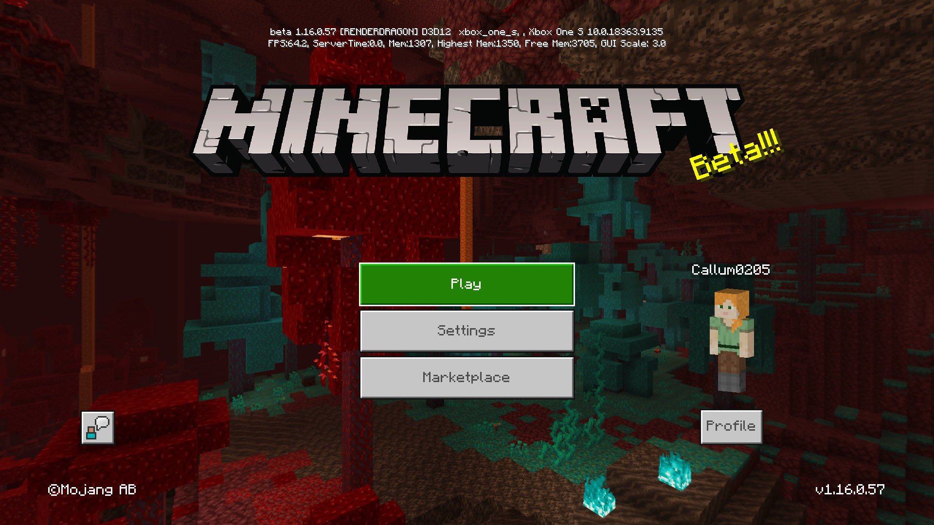 Minecraft Xbox 360 Panorama