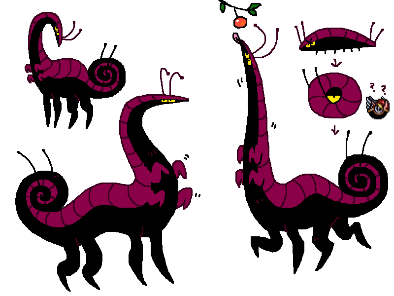 Shiny Scolipede Sprite